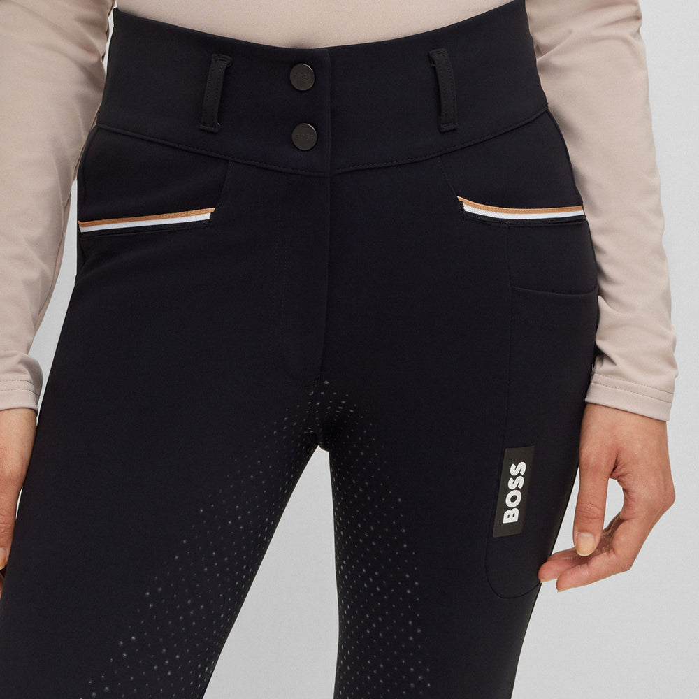 BOSS Equestrian Hailey Full Grip Riding Breeches | Black & Equiport ...