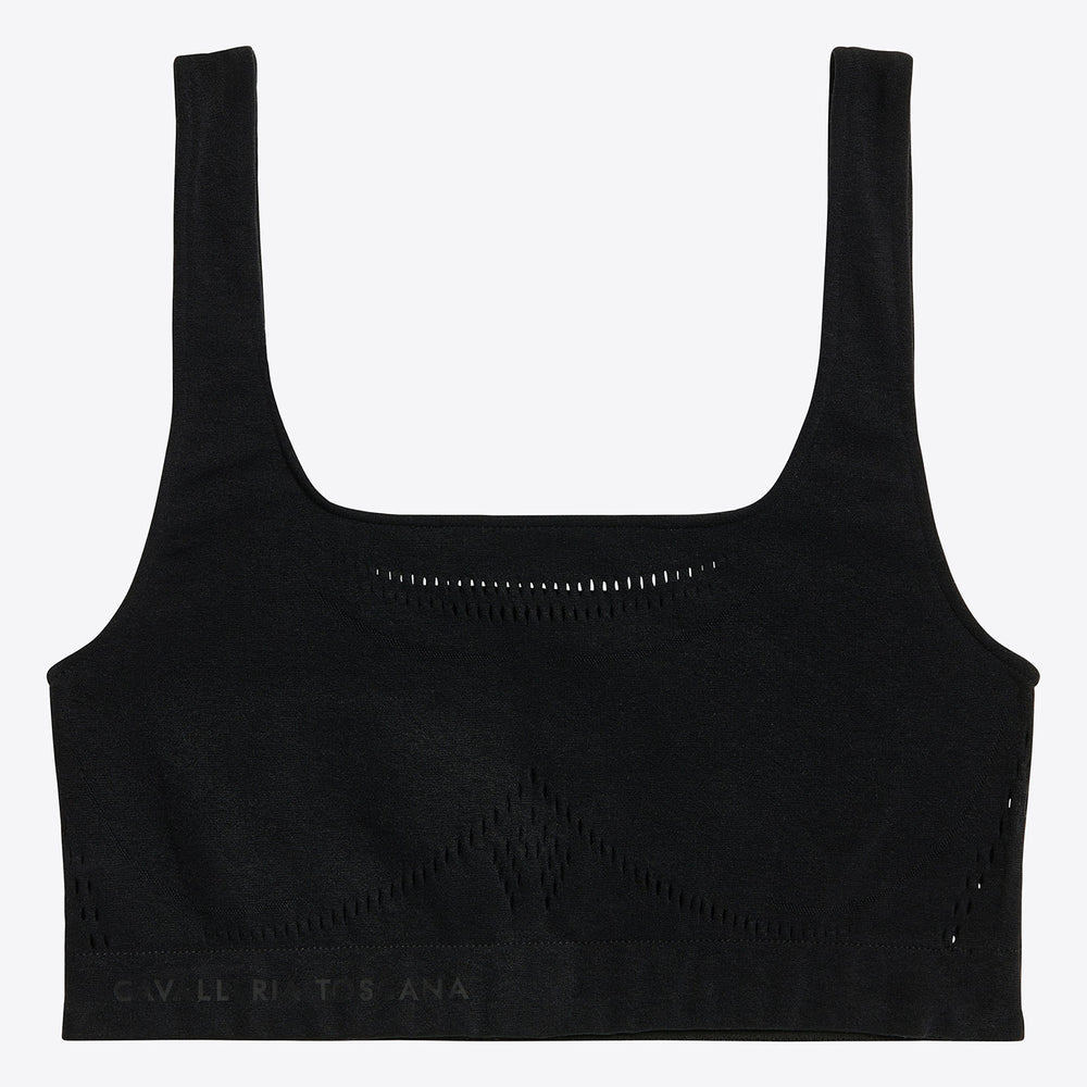 Cavalleria Toscana Tech Knit Horse Riding Sports Bra | Black & Equiport ...