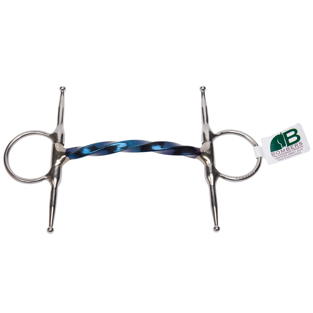 Bombers Twisted Mullen Full Cheek Snaffle & Equiport Equestrian
