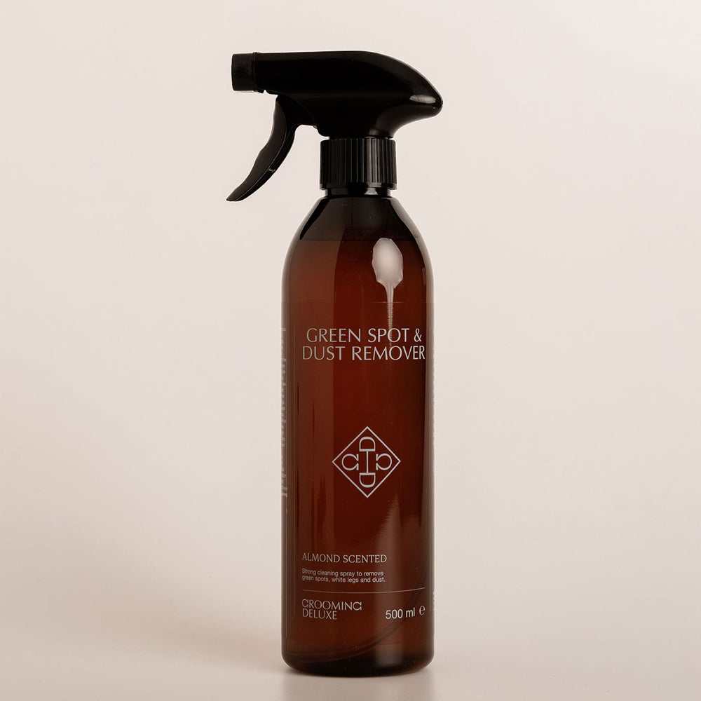 Grooming Deluxe Green Spot & Dust Remover Spray 500ml & Equiport Equestrian