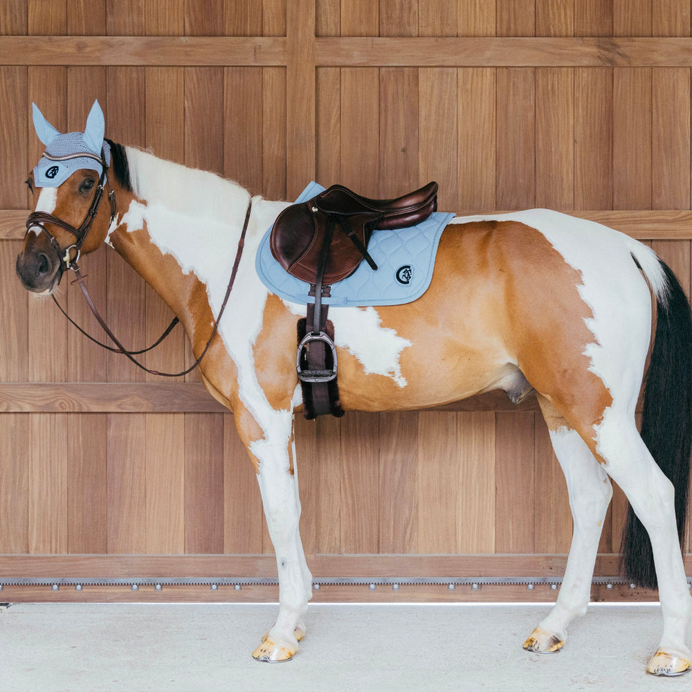 Kentucky Horsewear Wave 3D Logo Saddle Cloth | Light Blue & Equiport ...