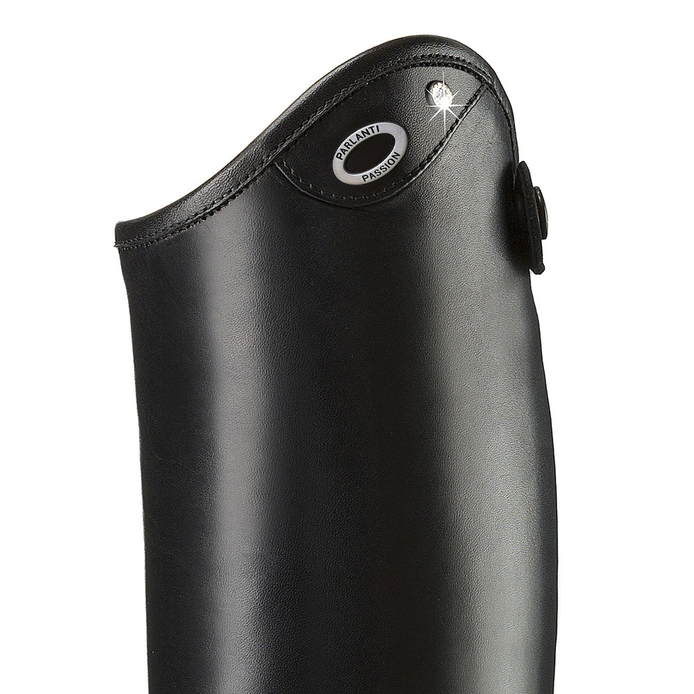 Parlanti Miami Pro Swarovski Crystal Button Riding Boots | Black ...