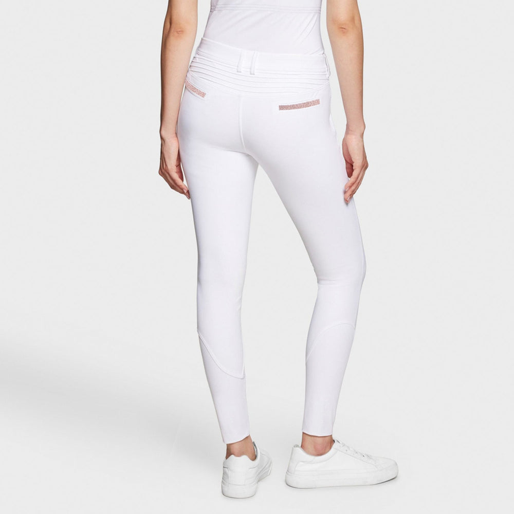 Samshield Adele Breeches | White & Rose Gold & Equiport Equestrian