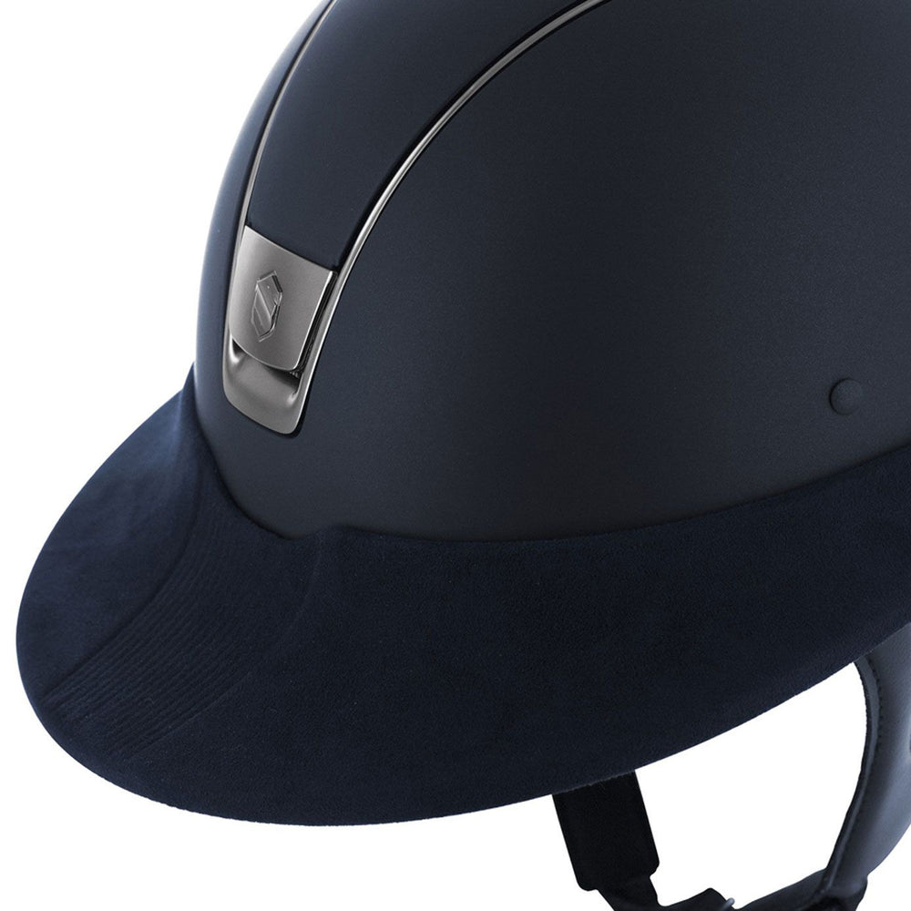 Samshield Riding Helmet Polo Visor | Navy & Equiport Equestrian