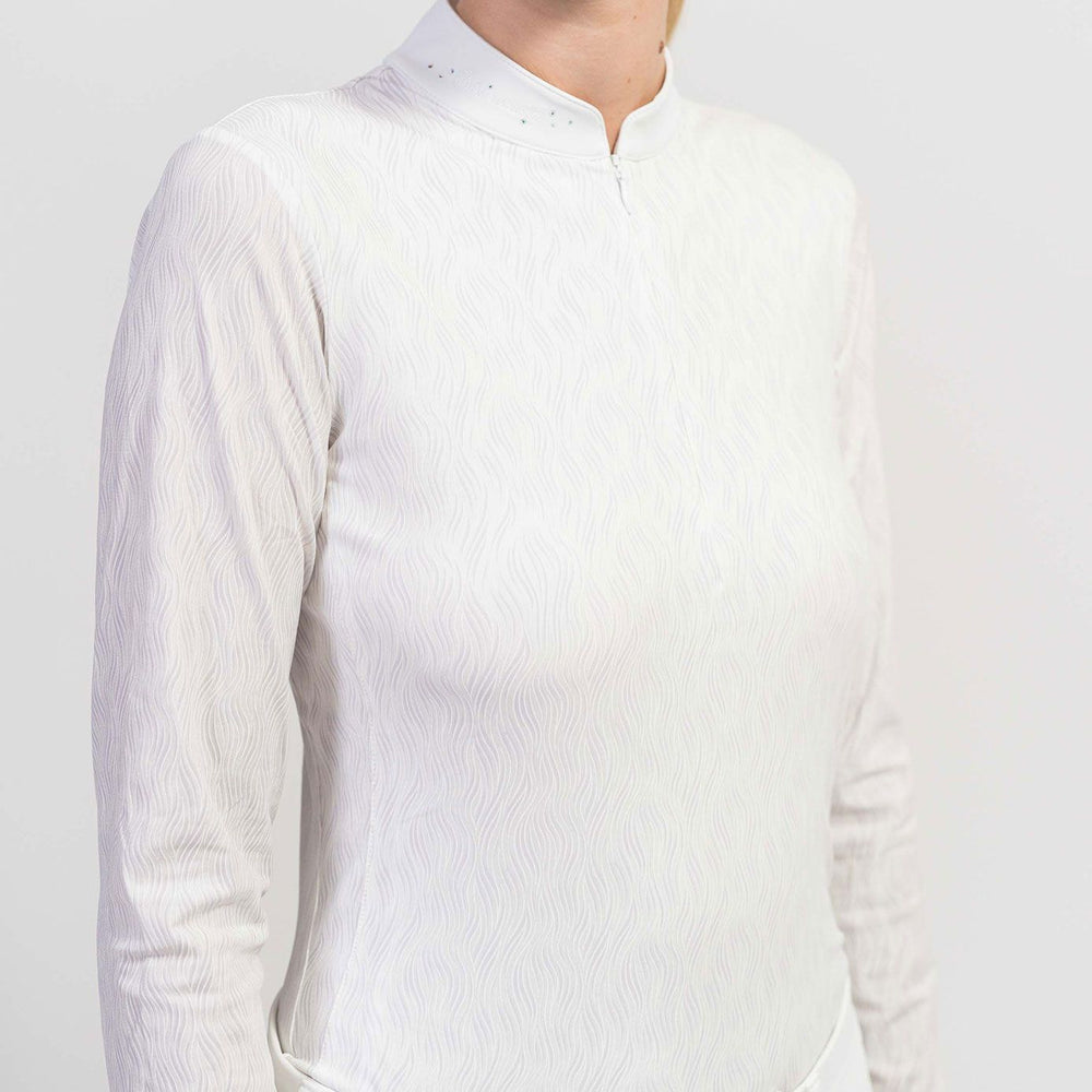 Samshield Louisella Show Shirt | White Leaf & Equiport Equestrian