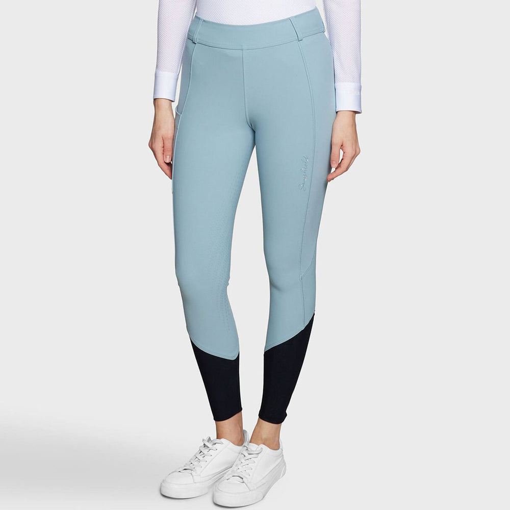 Samshield Tallia Full Grip Horse Riding Breeches | Spring Skies Blue ...