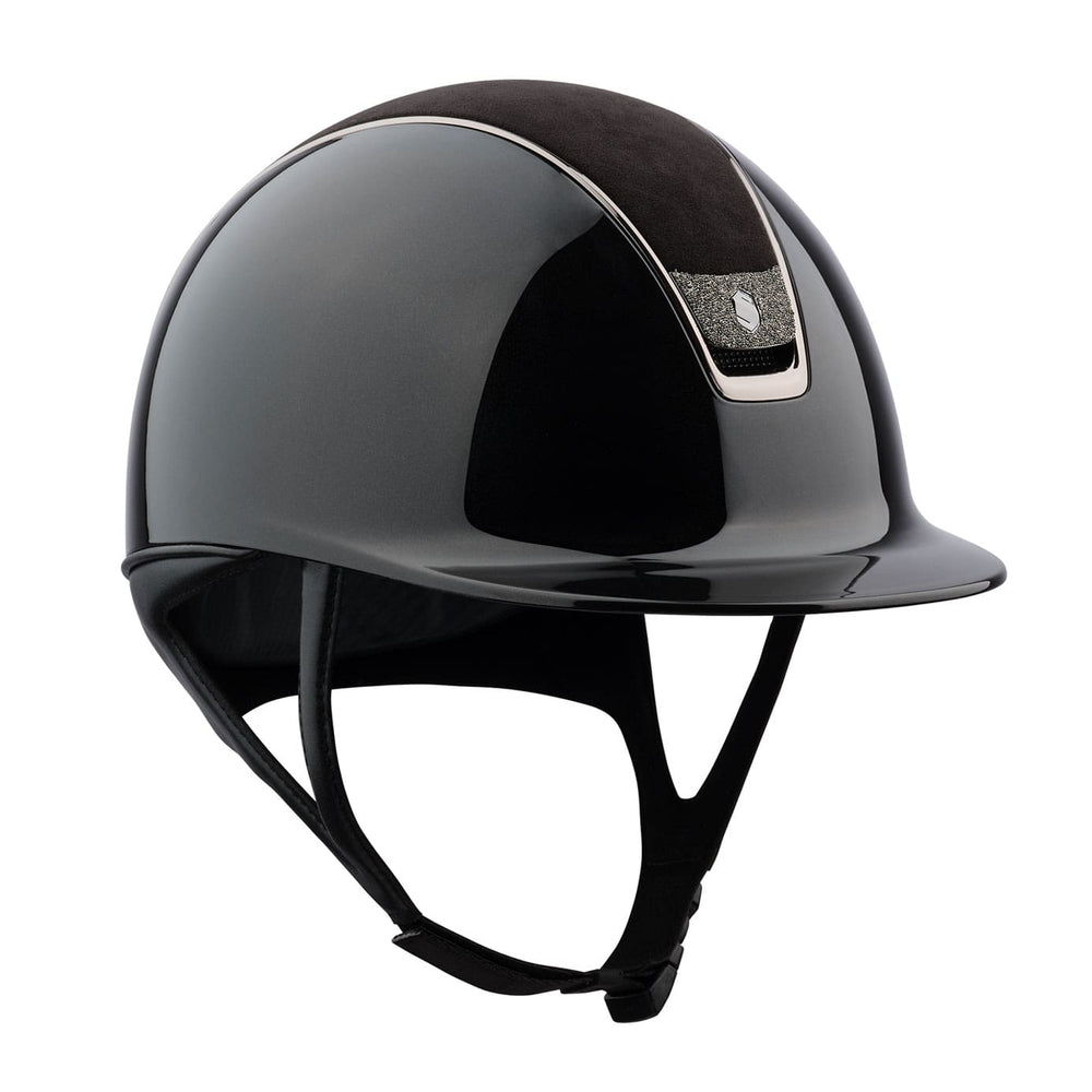 Samshield V2 Black Shadowglossy Hat with Metal Eclipse Blazon ...