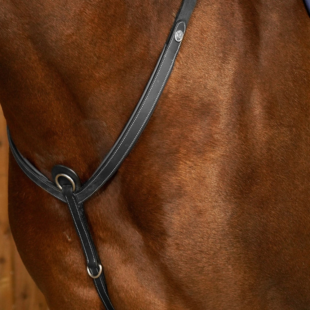 Dy'on Working Collection Bridge Breastplate - Black & Equiport Equestrian