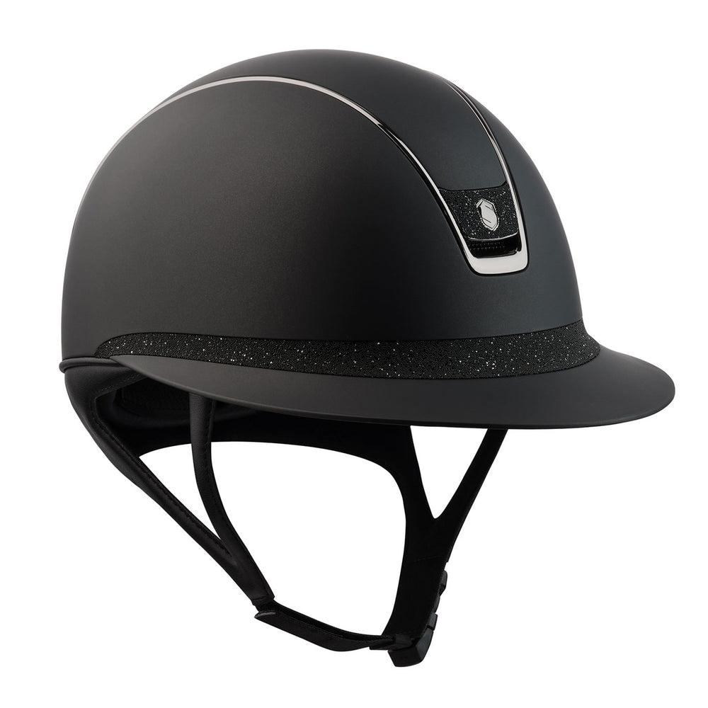 Samshield V2 Miss Shield Black Hat with Crystal Fabric Band and Blazon ...